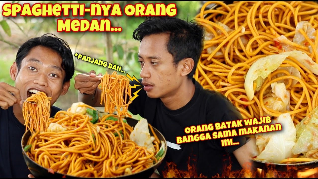 NIKMATNYA SPAGHETTI KHAS ORANG BATAK TOBA CAMPUR CABE BENCONG PEDASNYA ...