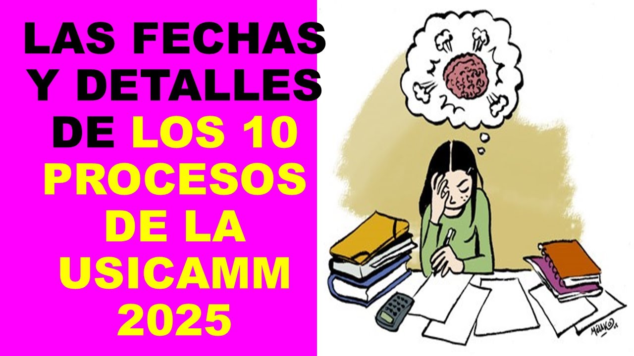 Soy Docente: LAS FECHAS Y DETALLES DE LOS 10 PROCESOS DE LA USICAMM ...