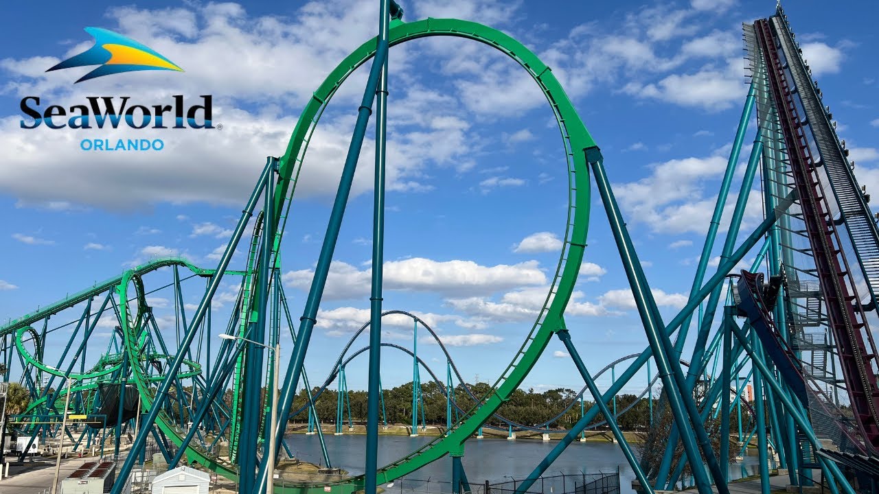 The Roller Coaster Capital of ORLANDO - SeaWorld! - YouTube
