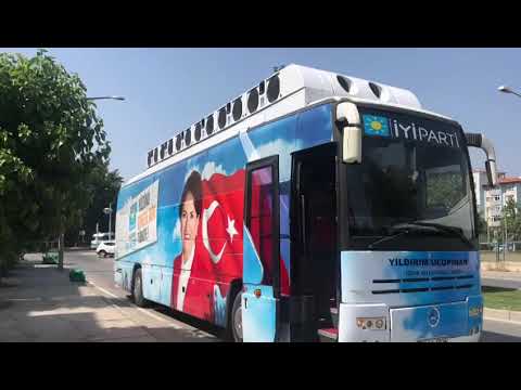 İYİ Parti Seçim Otobüsü Yollarda