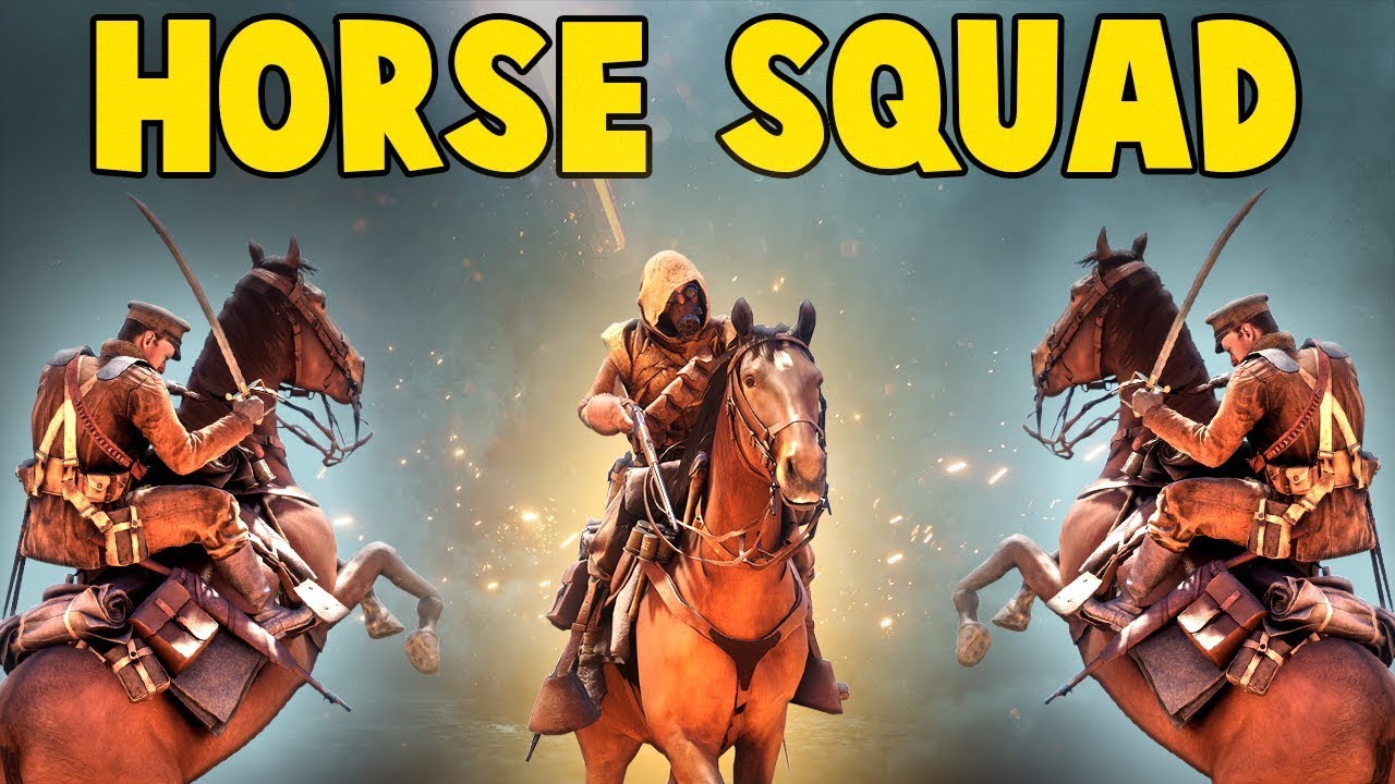 HORSE SQUAD - Team Cavalry - Battlefield 1 Funny Moments - YouTube