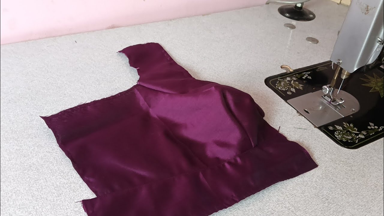 Lining blouse stitching/step by step lining blouse stitching in tamil ...