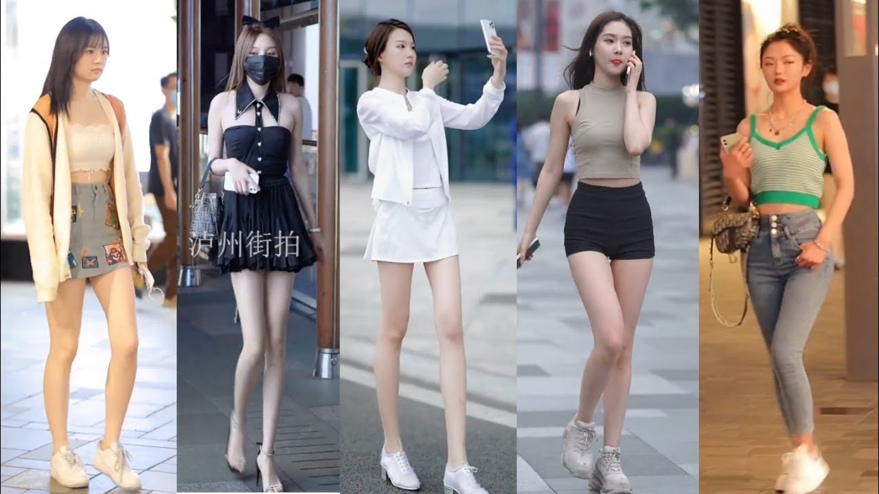Mejores Street Fashion Douyin China | 抖音街拍穿搭 ！Douyin Tiktok China Thời ...