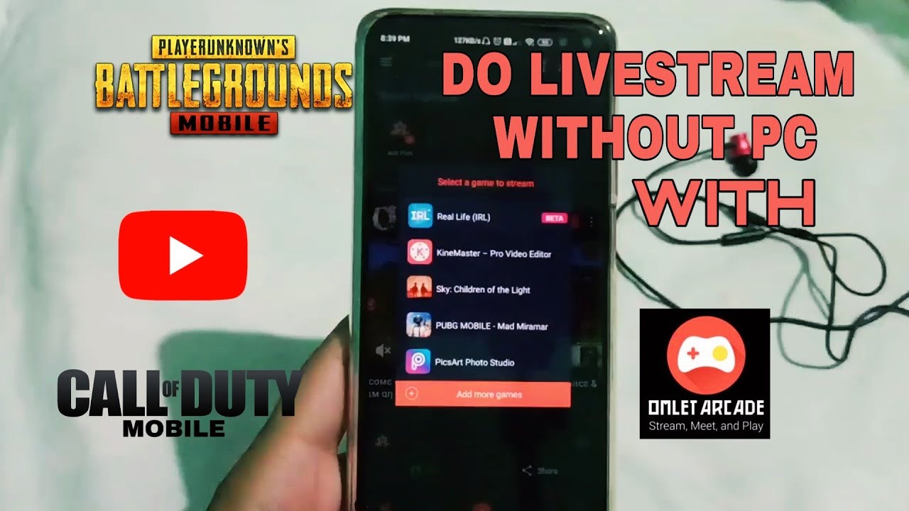 How to LIVE STREAM from mobile. | Omlet Arcade Tutorial - YouTube