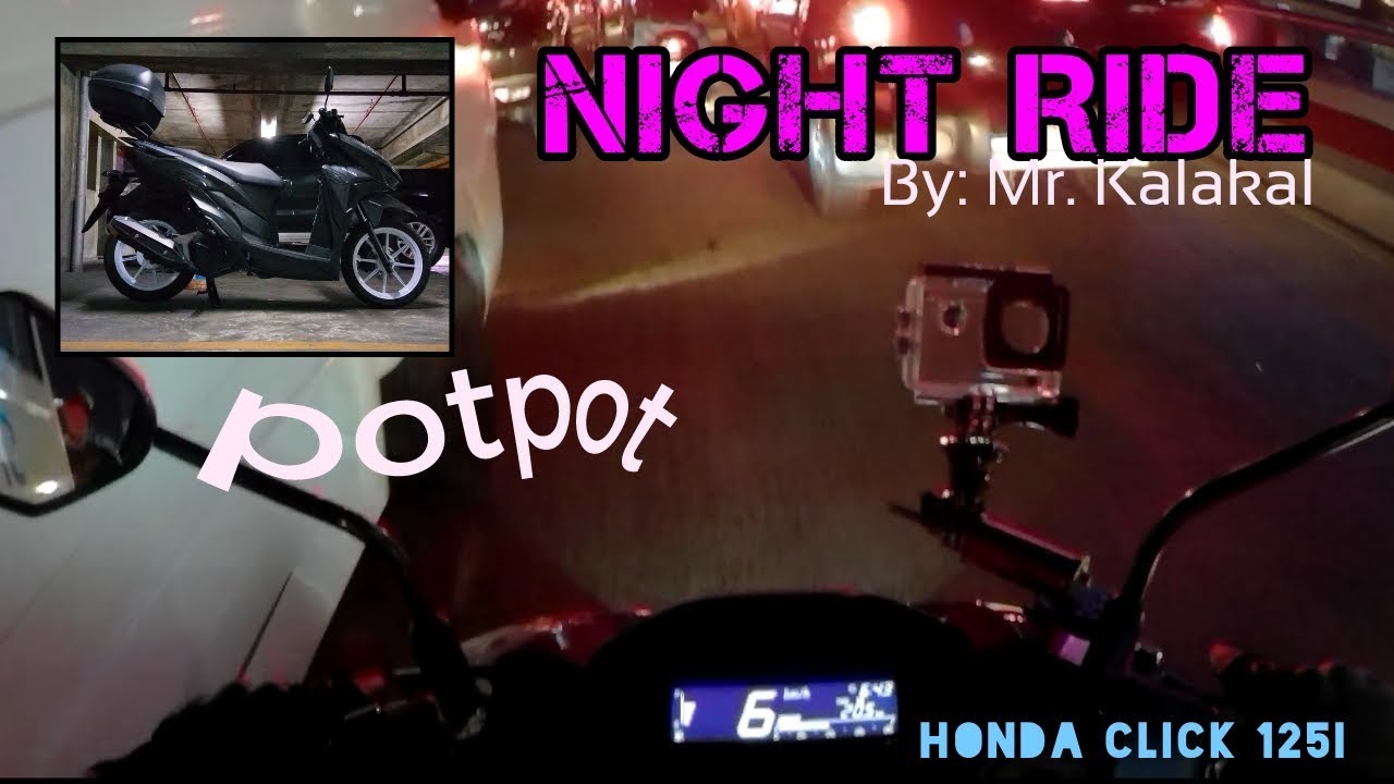 Night Ride | Honda Click 125i | Motovlog - YouTube