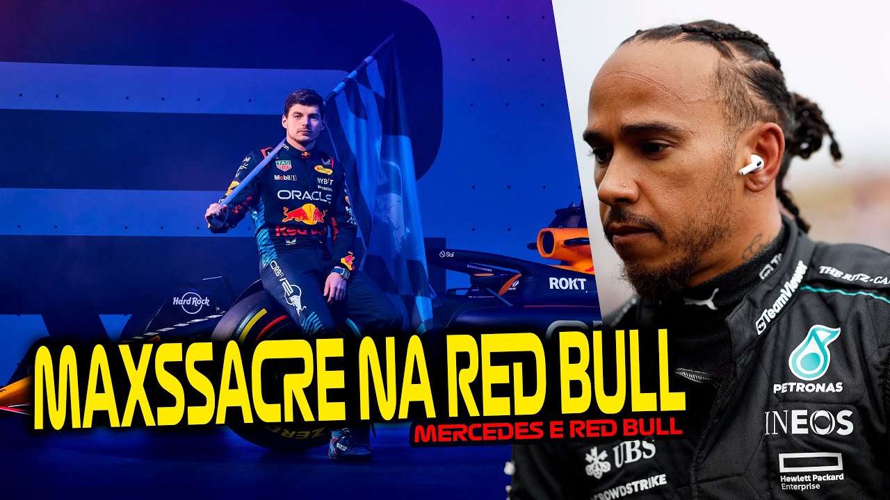 MAXSSACRE NA RED BULL E RUSSELL BATEU HAMILTON POR MUITO - ANÁLISE DAS ...