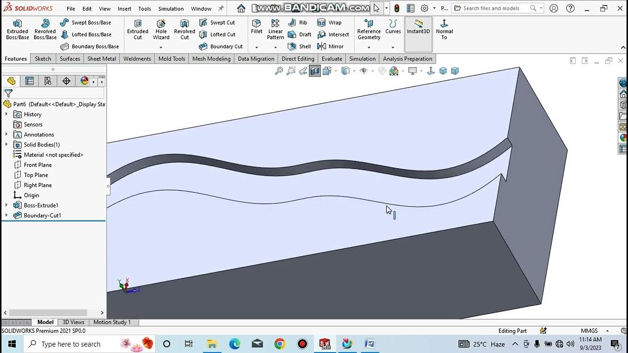 Features 9 Boundary Cut In Solidworks YouTube features-9-boundary-cut-in-solidworks-youtube