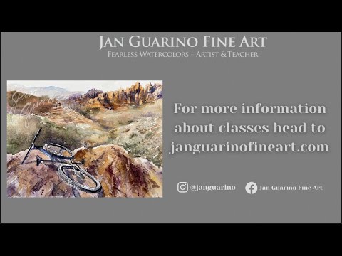 Jan Guarino | Watercolor Timelapse - YouTube