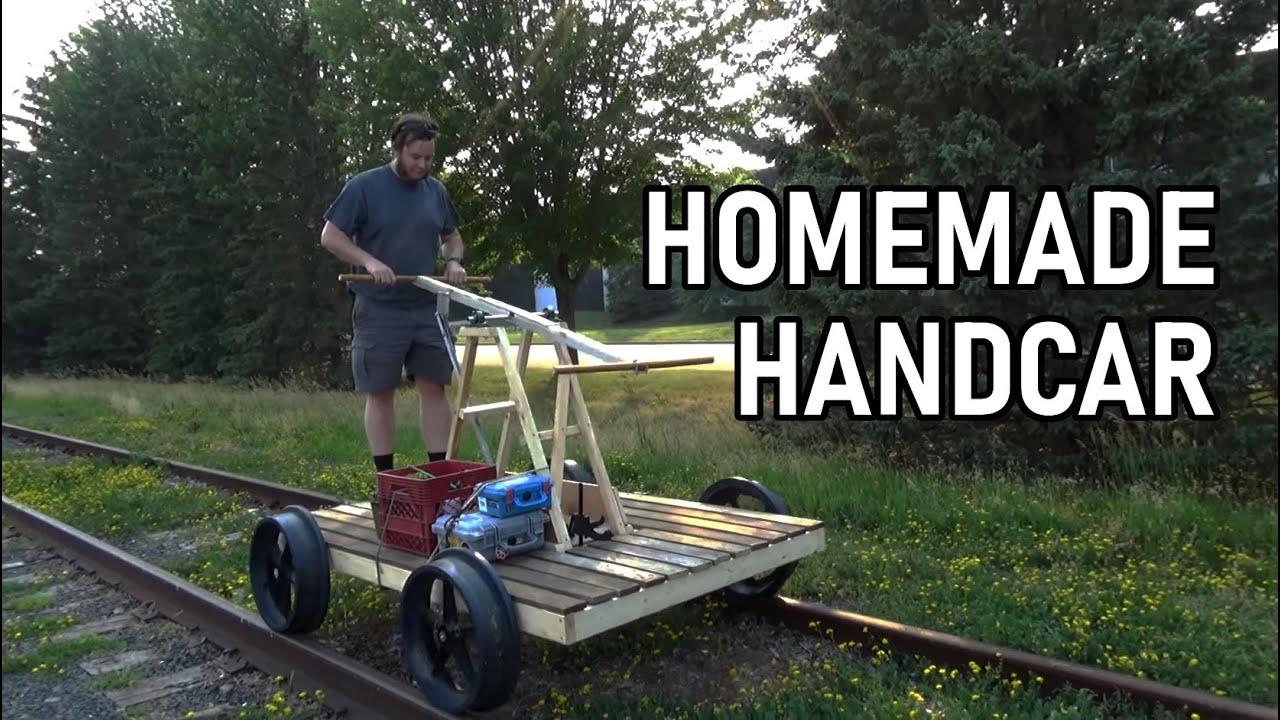 DIY Pump Handcar for Abandoned Railroads - YouTube