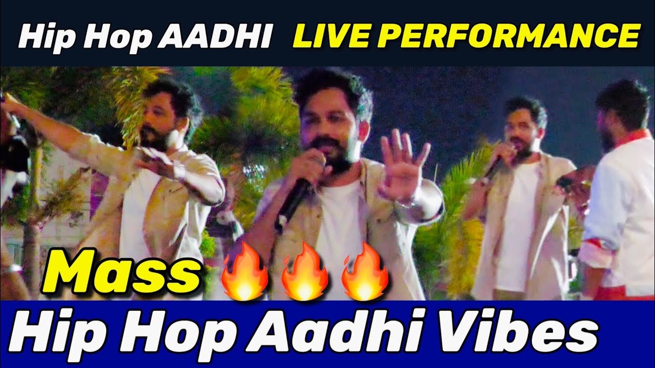 ரசிகர்களுக்காக Live Song | Mass Performance | Hip Hop Aadhi Live ...