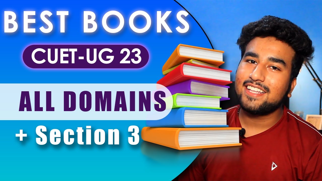 Best Books for CUET-UG *ALL DOMAINS*, Section-3 ! - YouTube