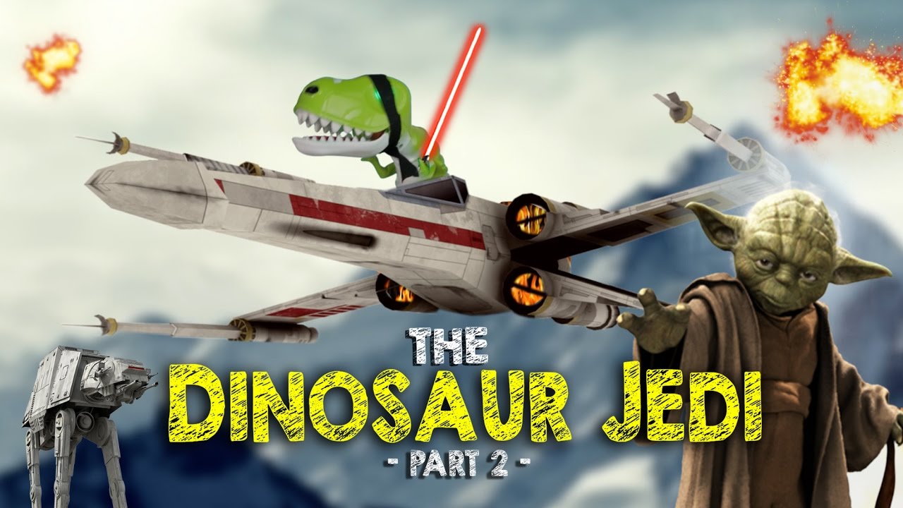 The Dinosaur Jedi - "Training with Yoda". Star Wars with Star Wars Toys ...