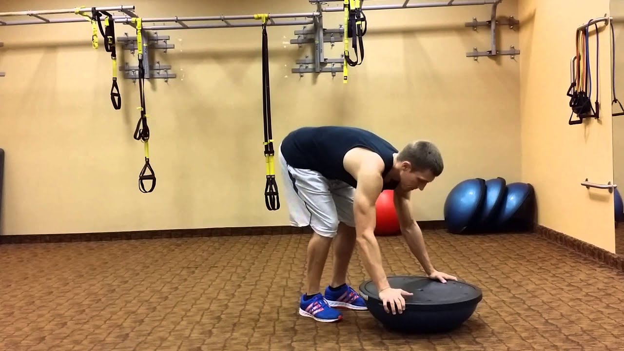 How to do a Bosu Push up - Andy Frisch - YouTube