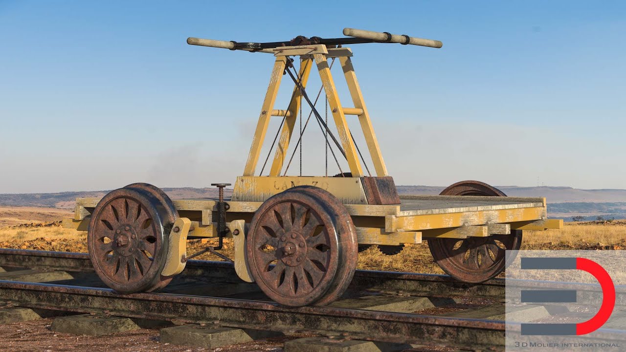 Kalamazoo Vintage Railway Handcar Rigged - YouTube