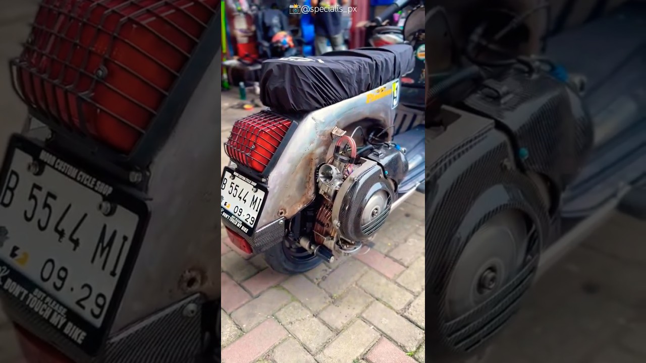 vespa px monster engine 😈😈 - YouTube