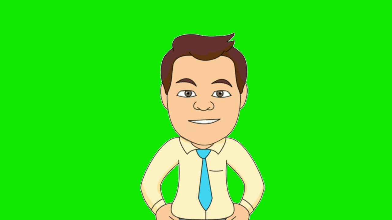 talking angry carton animated cartoon green screen video for youtubers ...
