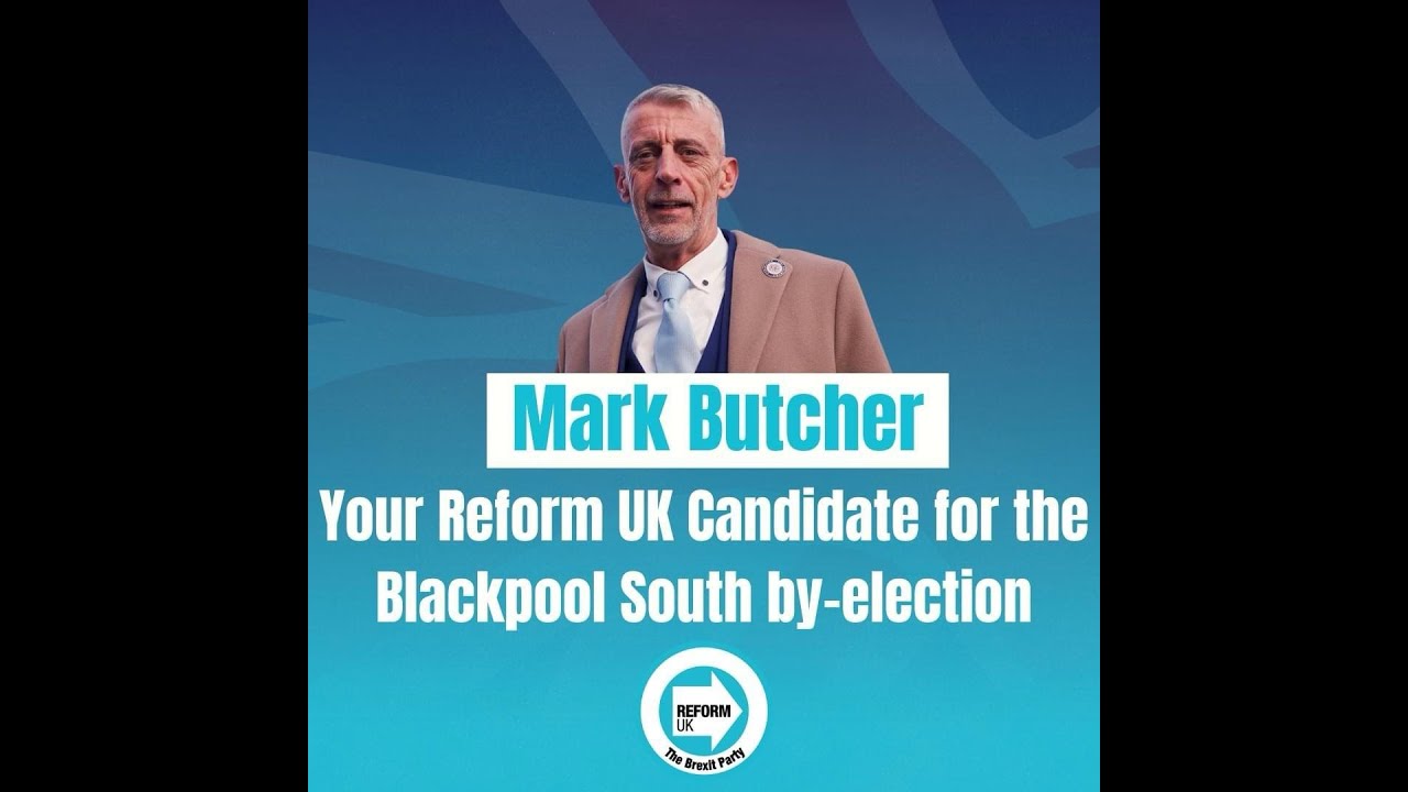 I sit down again with Mark Butcher Reform Candidate for Blackpool South ...