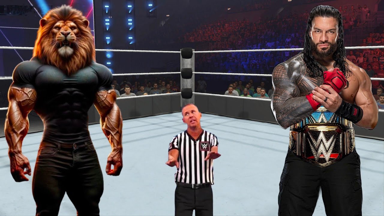 Full Match | Roman Reigns vs Simba | WWE Undisputed Championship Match ...