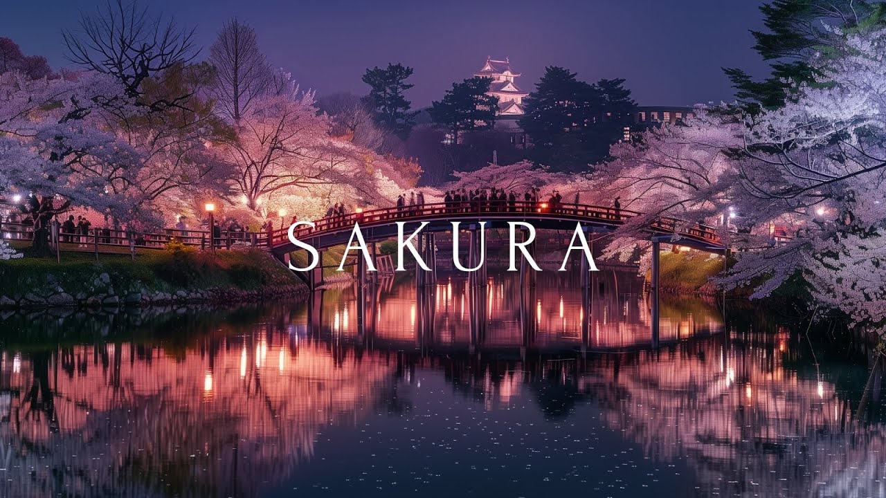 Lighted Sakura｜Japanese Zen Music｜Koto, Flute, Shamisen for Meditation ...