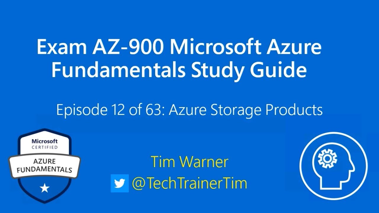 Exam AZ-900 Microsoft Azure Fundamentals Study Guide - Episode 12 of 63 ...