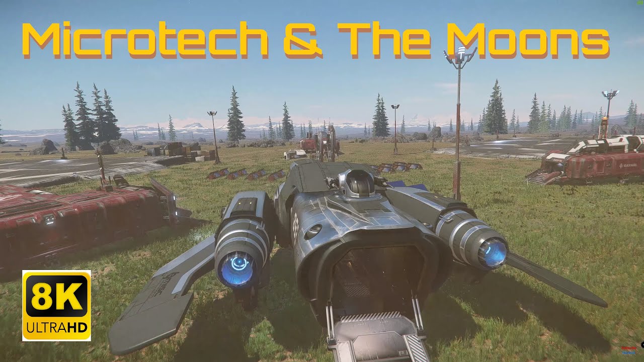 Star Citizen 8K UHD - Exploring Microtech & The Moons - YouTube