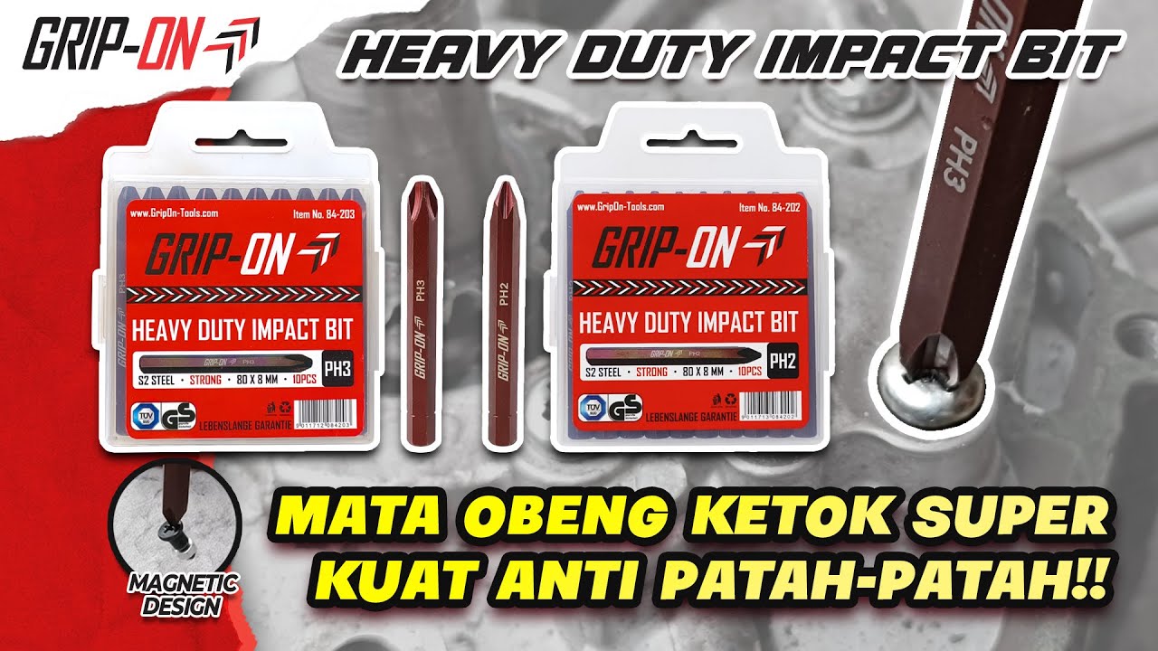 BAUT KARATAN ATAU SUSAH DIBUKA?? CUKUP GETOK PAKE MATA OBENG GETOK GRIP ...