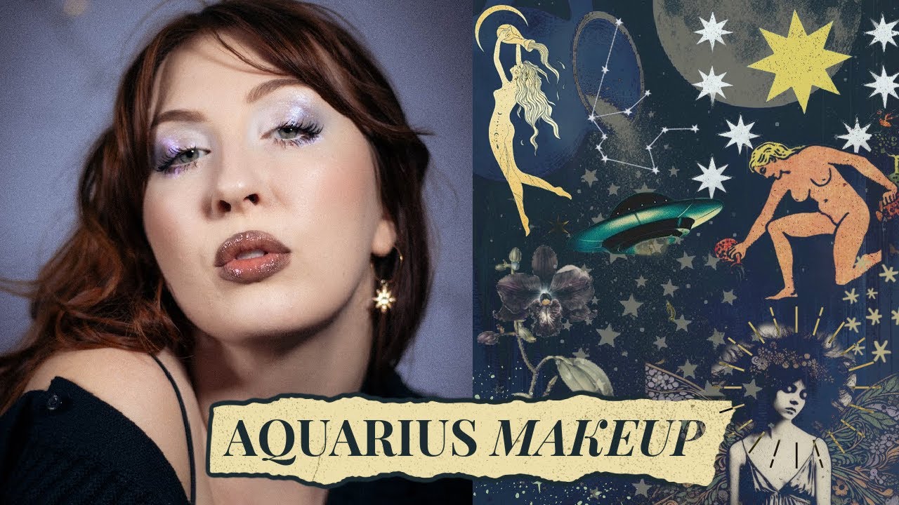 AQUARIUS makeup (soft + sparkly) - YouTube