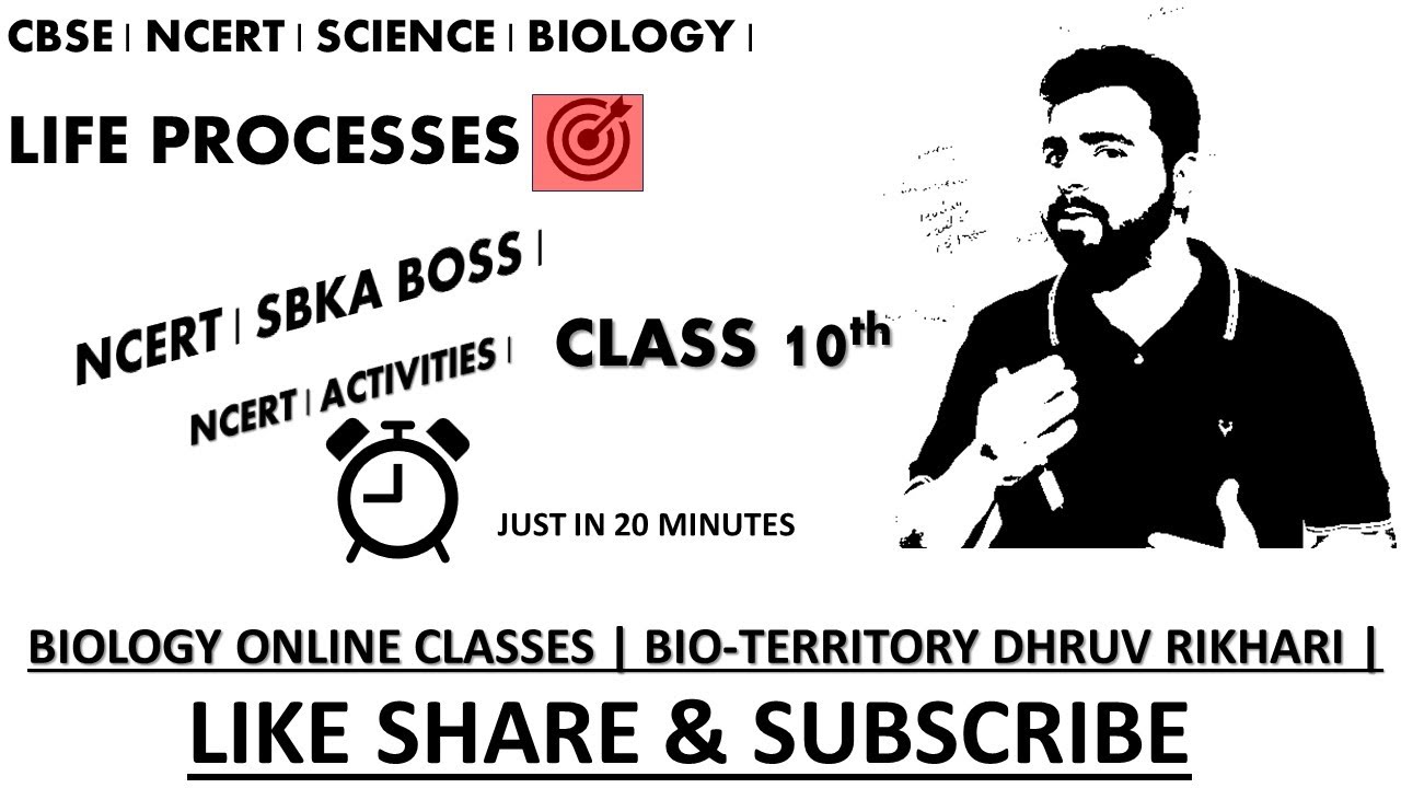 L-9 Class10th Science Biology |Life Processes | All Activities | NCERT ...