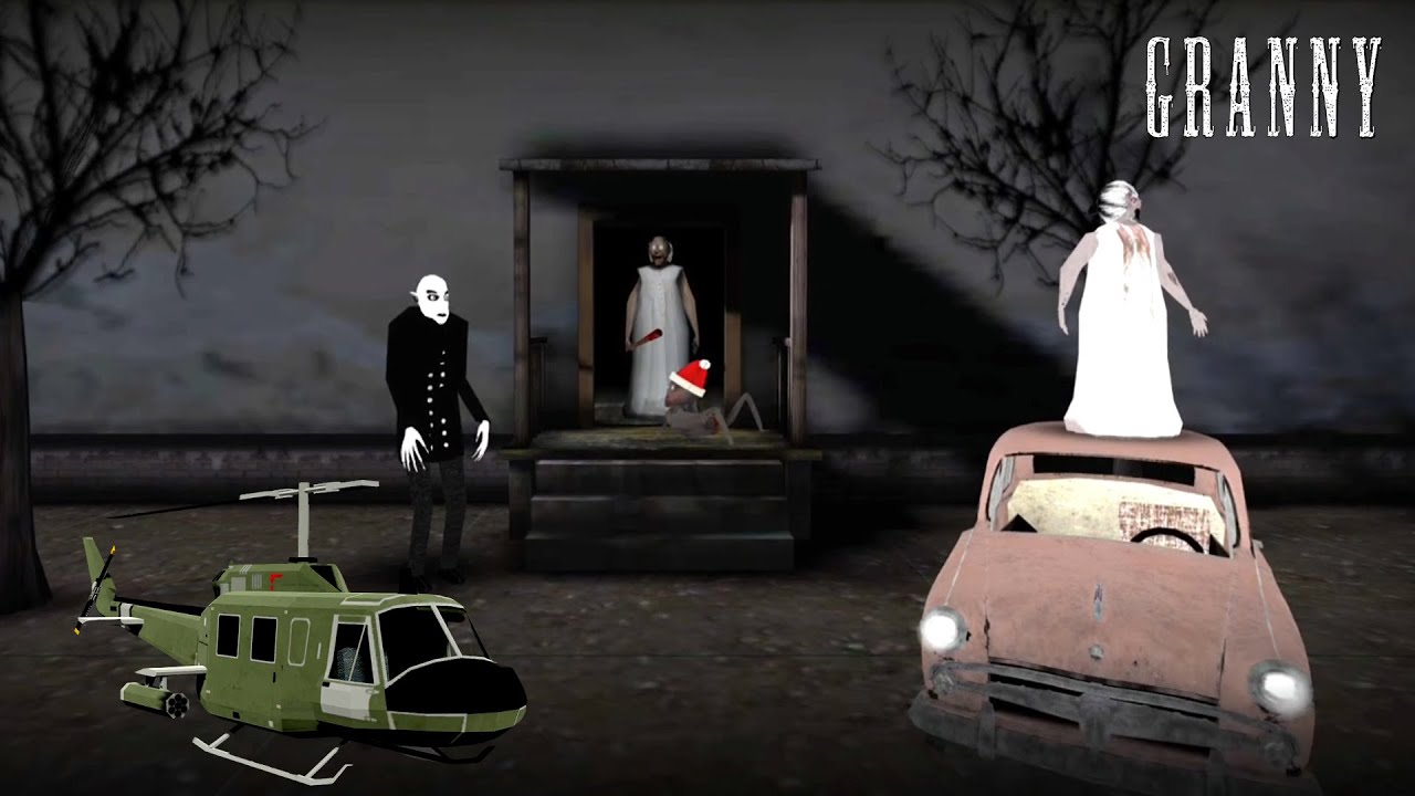 Granny New Ending Update With Nosferatu Angelene Mom And Slendrina Baby ...