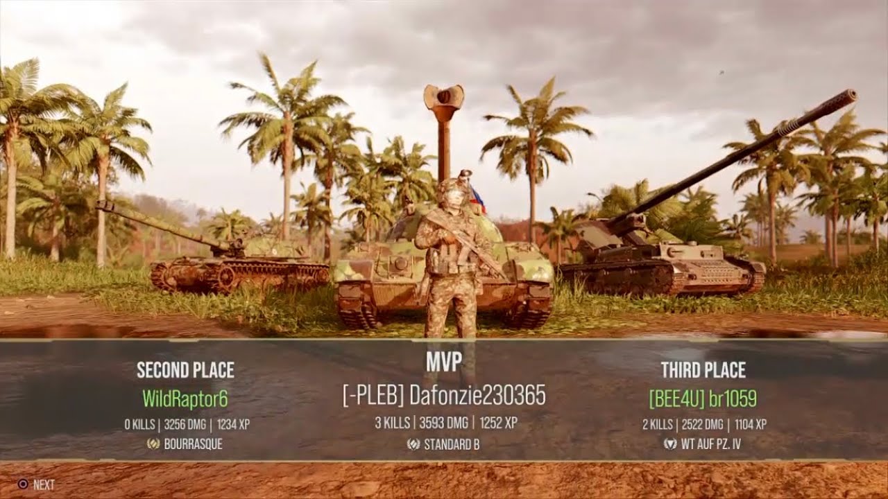WOT Console: Standarb B at Sunset Coast - - YouTube