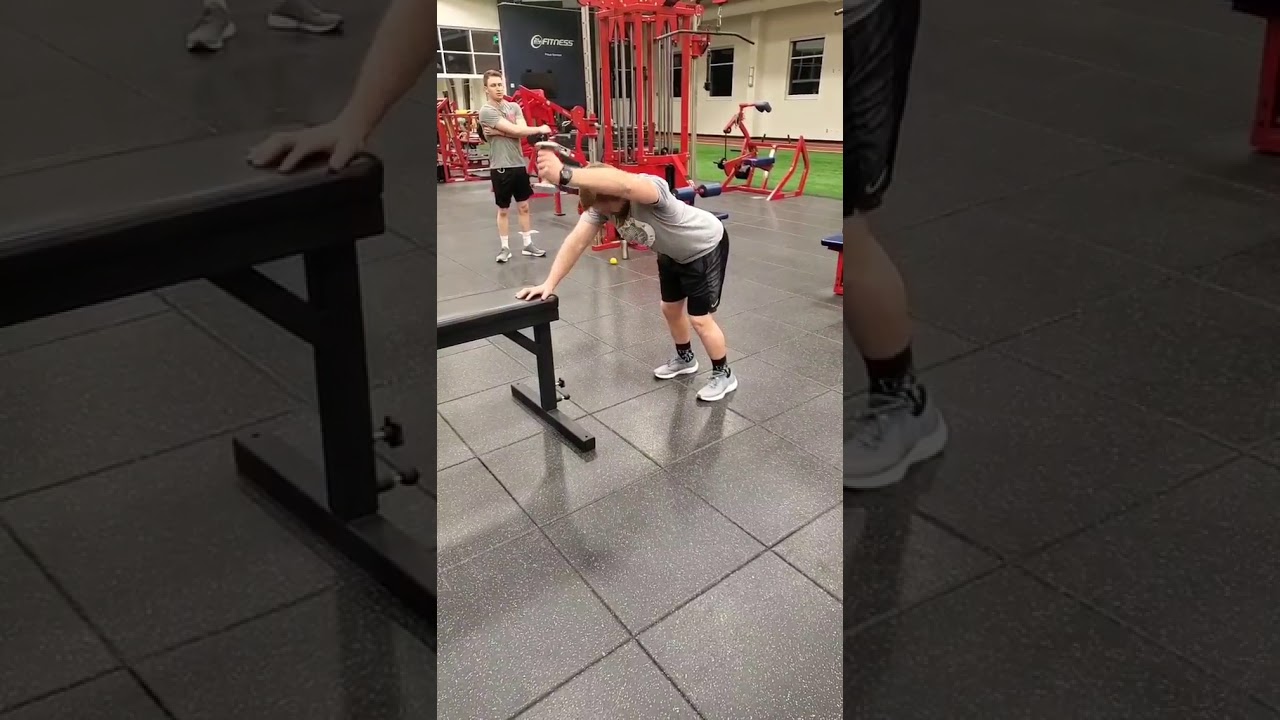 DB Bent Over Overhead Raise (Trap 3) - YouTube