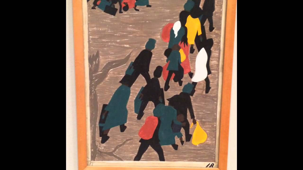 MoMA Jacob Lawrence Exhibition - YouTube