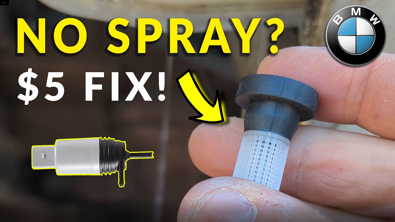 Windshield Wiper Fluid Not Spraying
