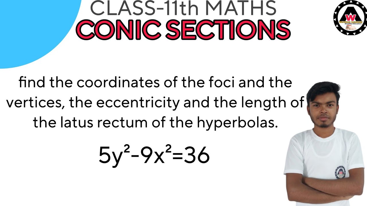 find the coordinates of the foci and the vertices, the eccentricity and ...