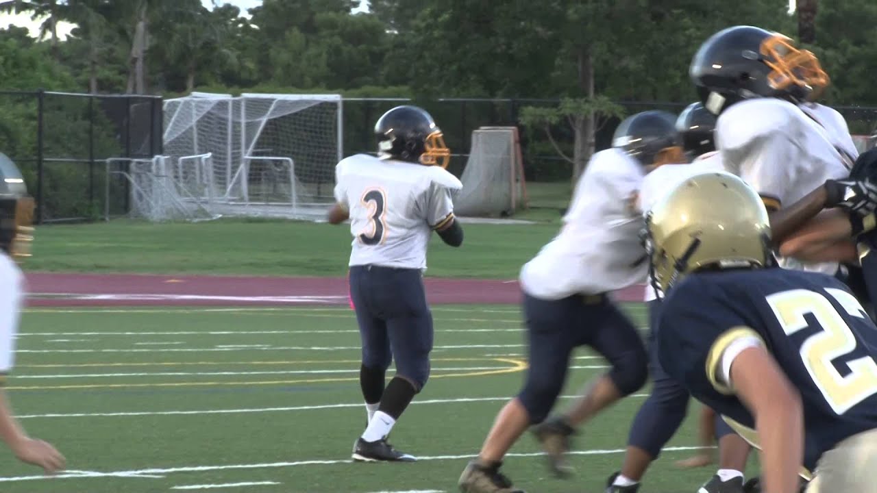 CCA Football Highlights 2014 CCA JV vs. Pompano Beach - YouTube