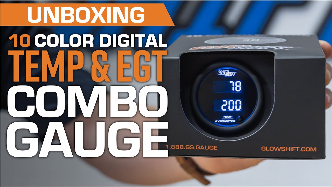 Unboxing | GlowShift 10 Color Digital Dual Pyrometer EGT and ...