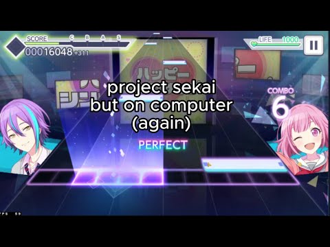 Playing project sekai on a computer (again) - YouTube