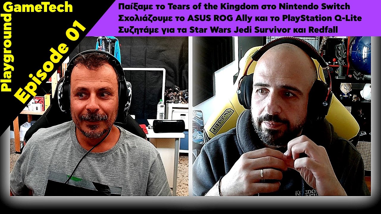 Gametech Playground Episode 01: To νέο Zelda, το PlayStation Q Lite και το ASUS ROG Ally - YouTube
