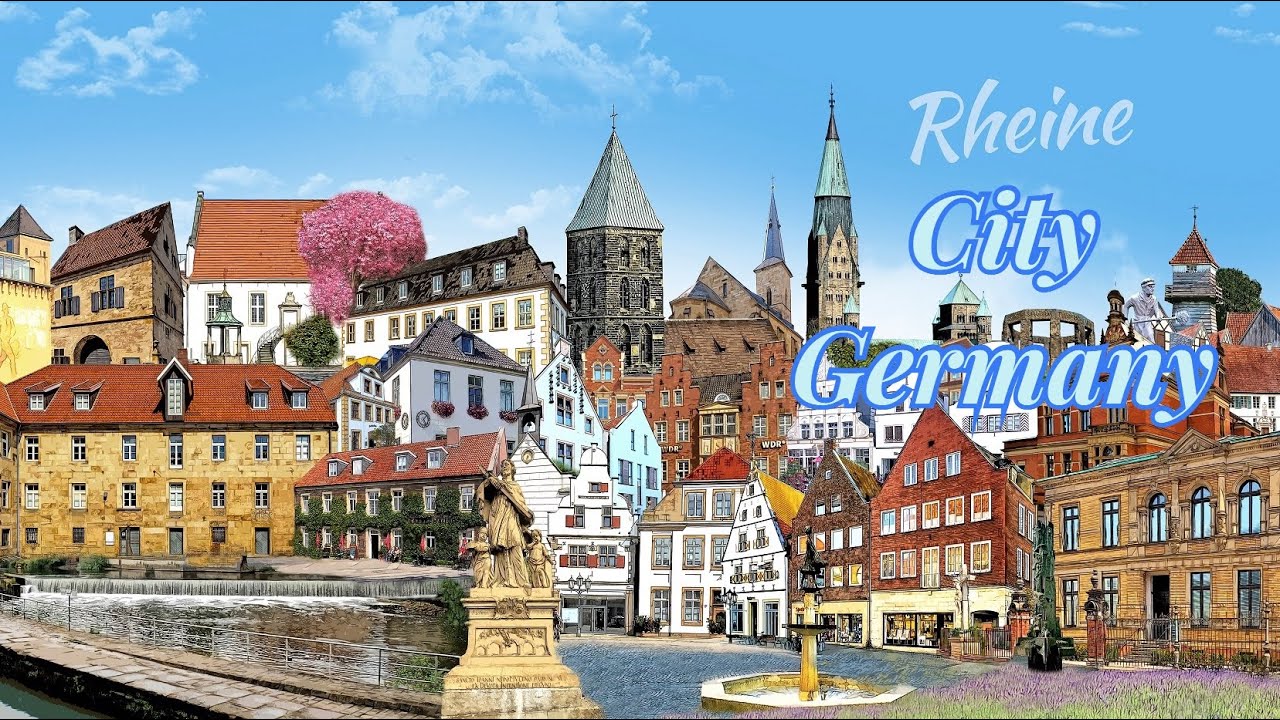 Rheine City in NRW Germany - YouTube