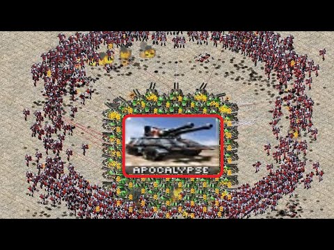 100 Apocalypse surrounded by 1000 Rocketeers - Red Alert 2 - YouTube