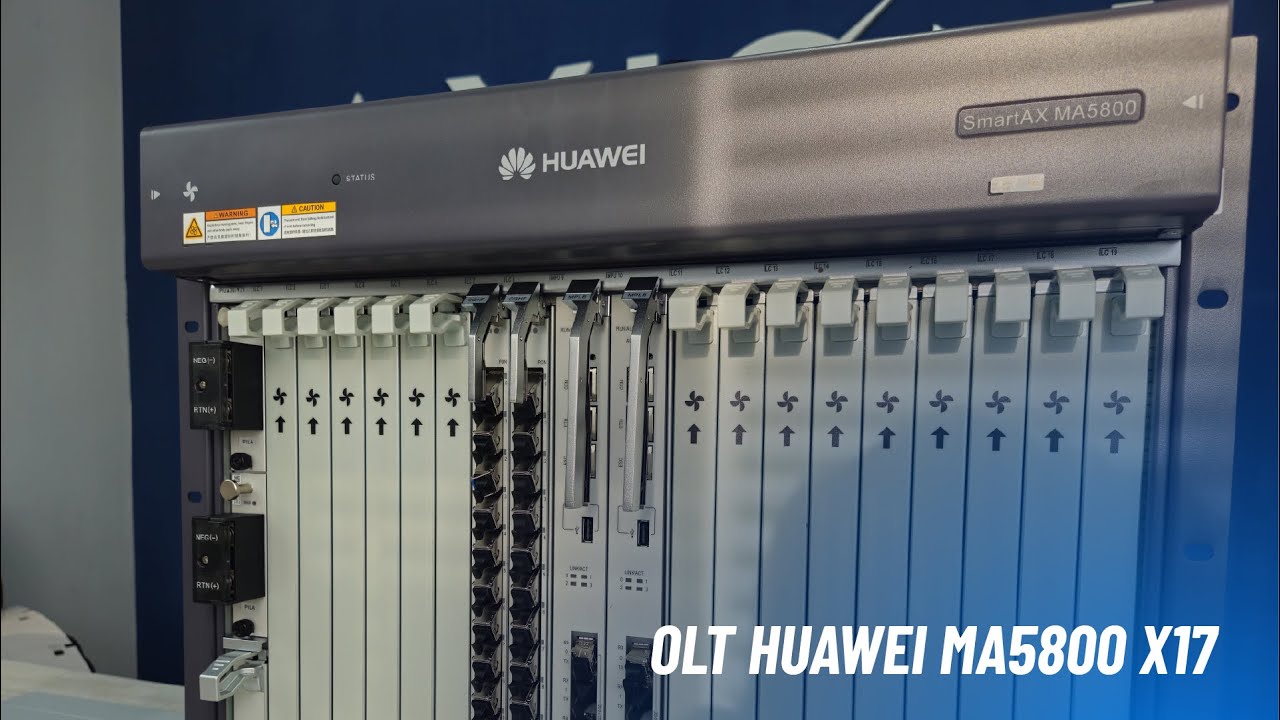 UNBOXING OLT HUAWEI MA5800 X17 XPON / UN TREMENDO MONSTRUO🔥 - YouTube
