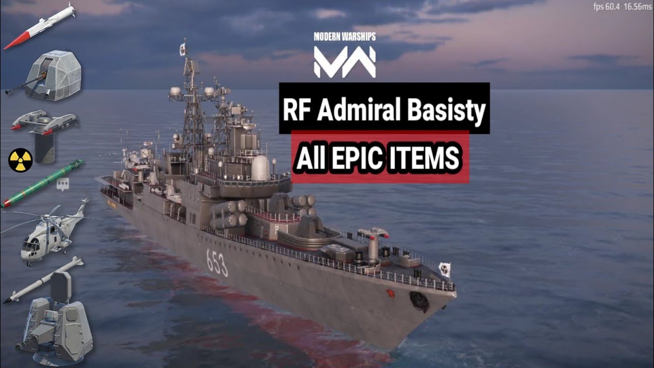 MODERN WARSHIPS: HMS Glasgow (Type 26)All Epic Items Equipment - YouTube
