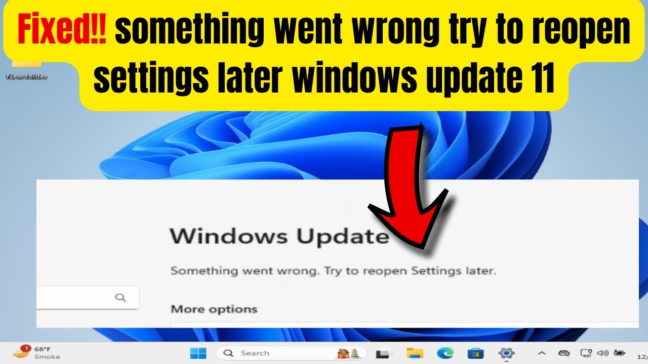 How to Fix "Something Went Wrong. Try to Reopen Settings Later" in ...