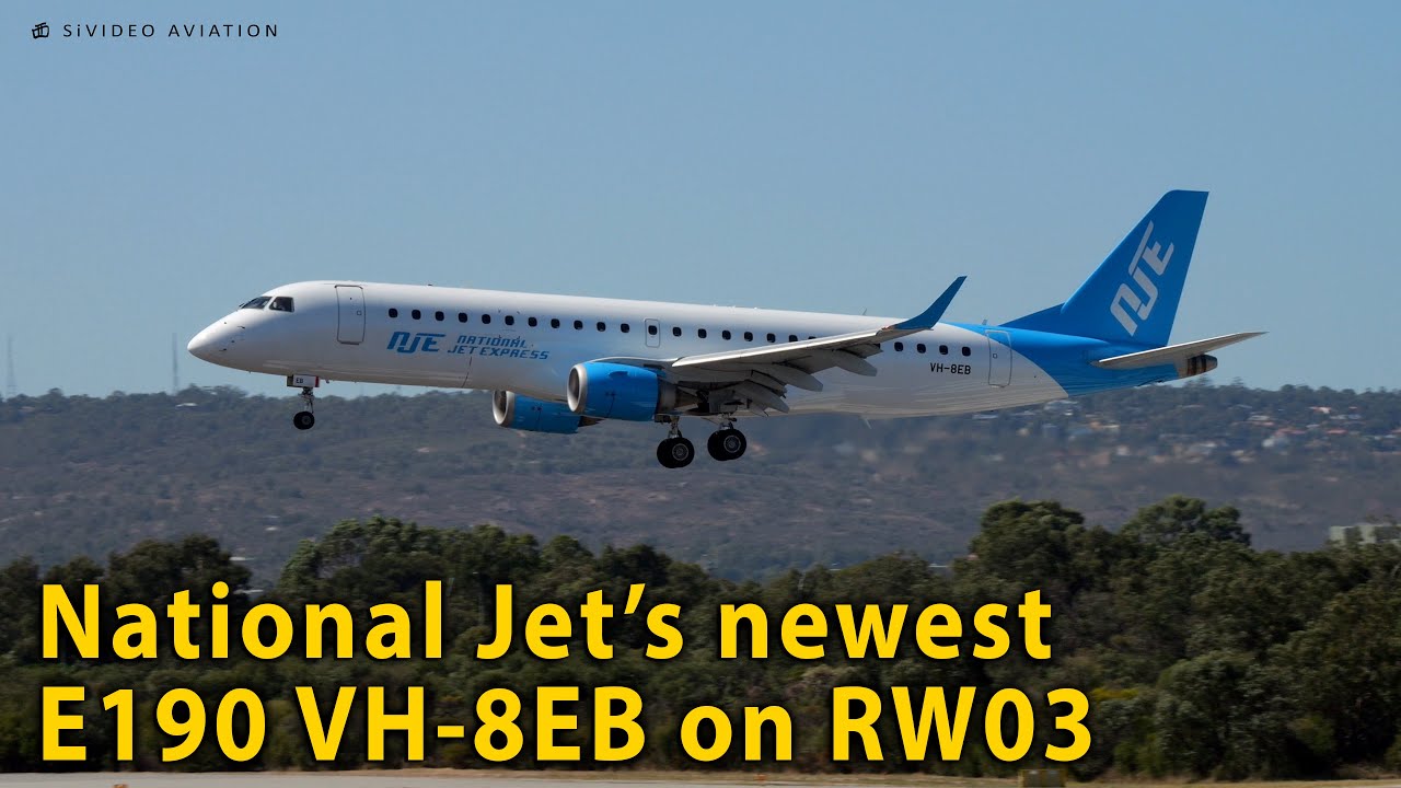 Virgin, Qantas & National Jet Express Q400 and latest E190 on RW03 at ...