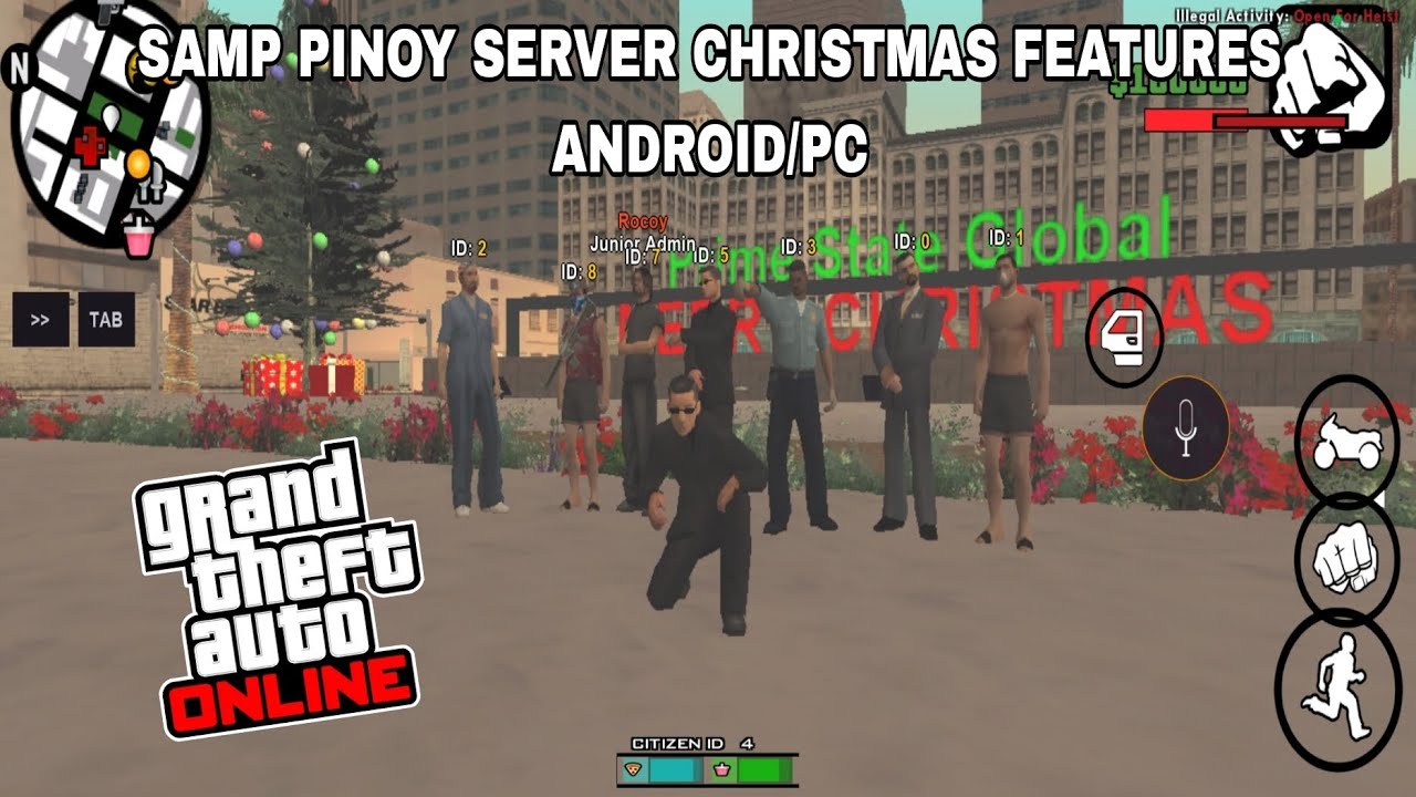 SAMP PINOY SERVER CHRISTMAS FEATURES ANDROID/PC VOIP - YouTube