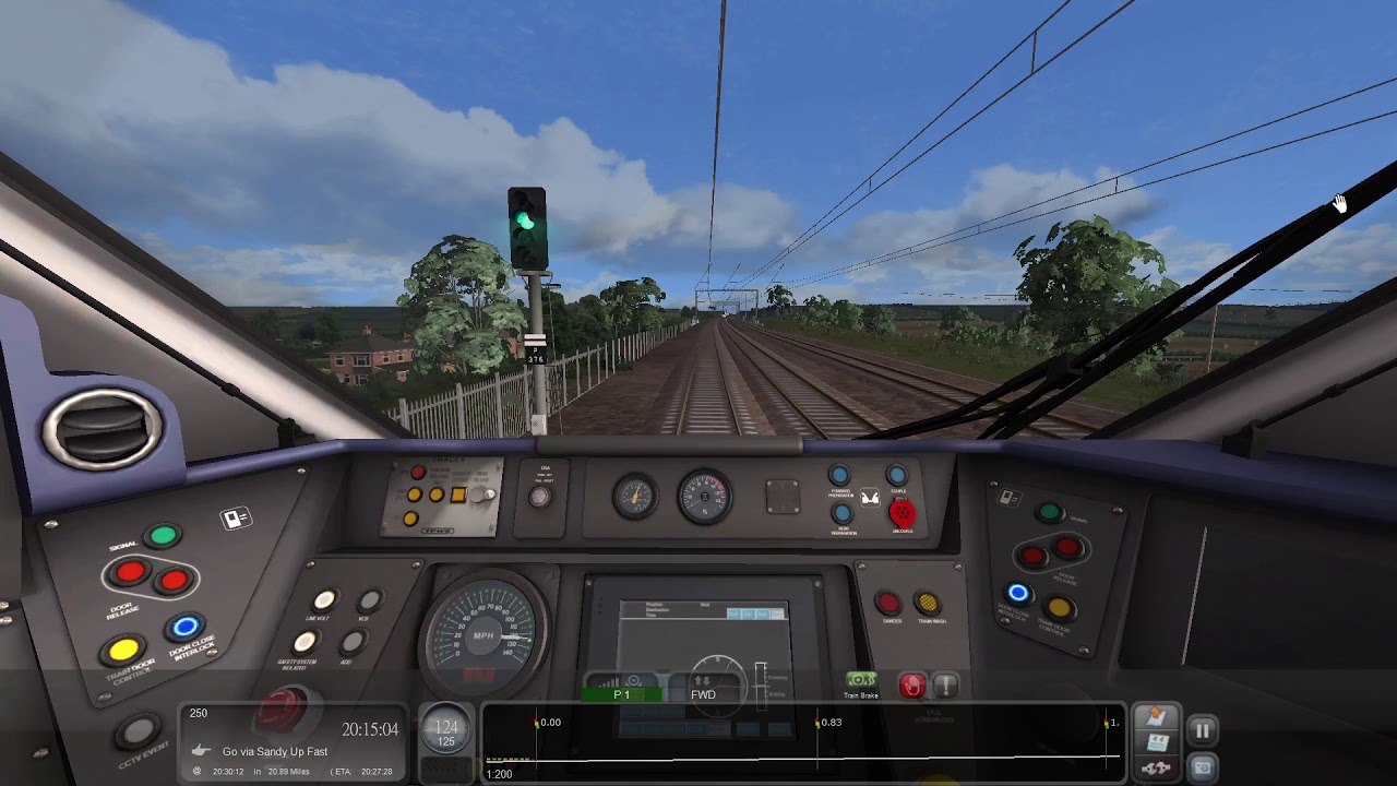 Train Simulator ECML Class 801 Peterborough to London King's Cross ...
