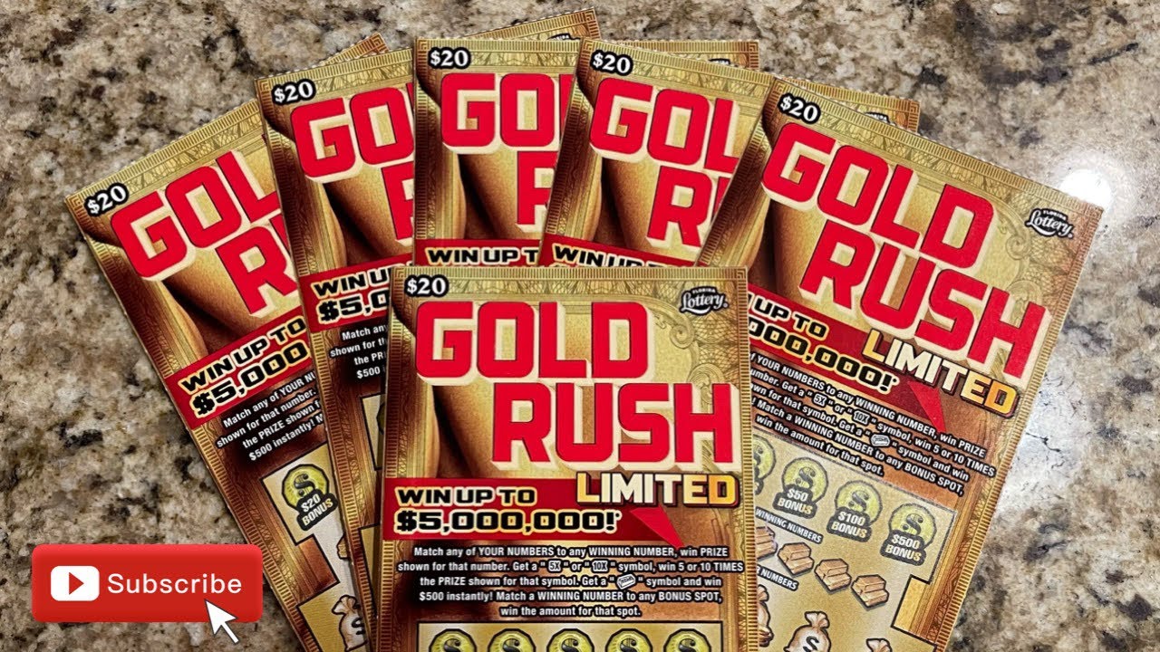 $20 GOLD RUSH LIMITED | Florida Scratch-Offs - YouTube