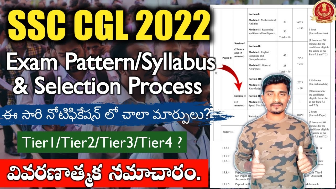 SSC CGL Exam Pattern/ Syllabus & Selection Proces Full Details in ...
