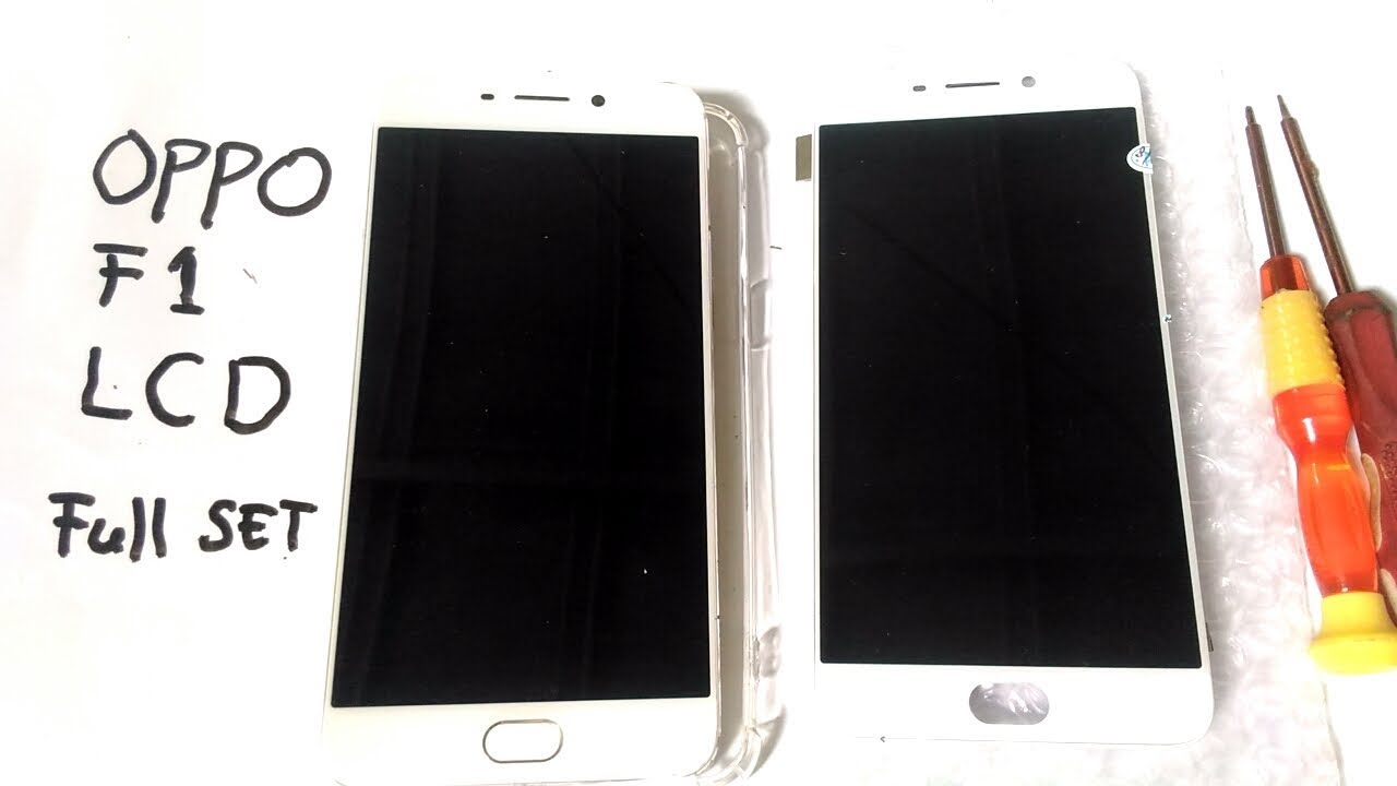 Cara mengganti layar lcd oppo f1 plus mudahhh - YouTube