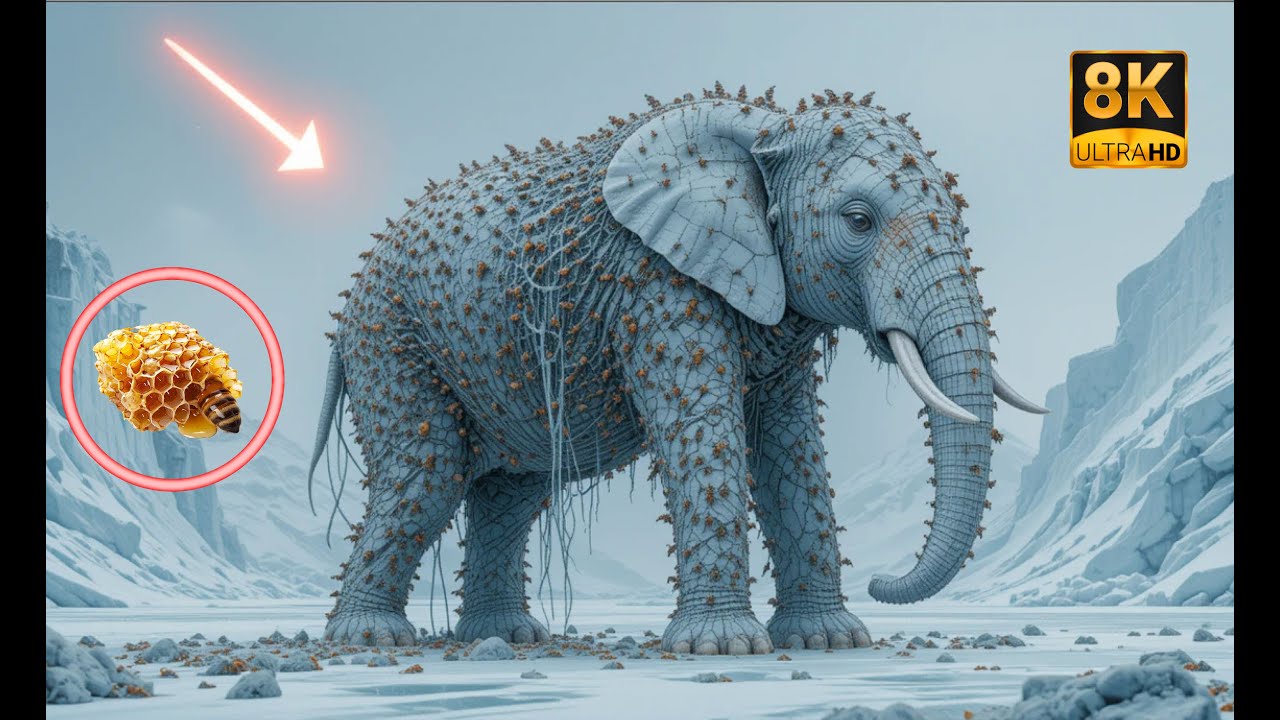 "A Heartbreaking Arctic Elephant Rescue 🐘 ️ | Covered in Millions of ...